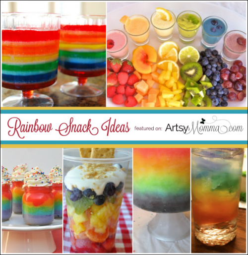 Creative Rainbow Snack Ideas and Creative Party Recipes