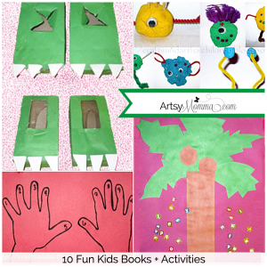 10 Book-themed Crafts and Activities for Kids - Artsy Momma