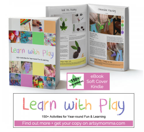 Learn with Play - Super Awesome Book for Kids Activities! - Artsy Momma
