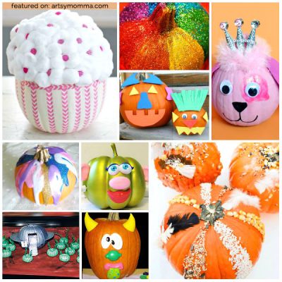 26 Cool Pumpkin Decorating Ideas for Kids - Artsy Momma