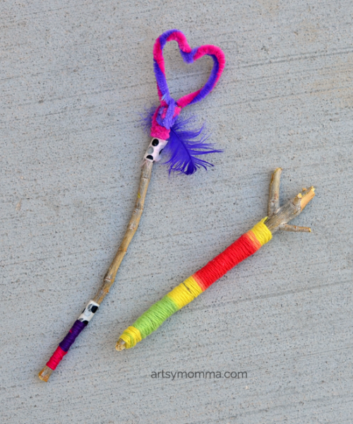 Crafty DIY Stick Toys for Imaginative Play - Artsy Momma