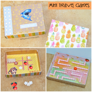 DIY Mini Travel Game - Marble Maze & Tic, Tac, Toe