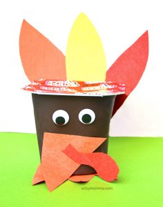Crafty Turkey Snack Cups for Kids - Artsy Momma