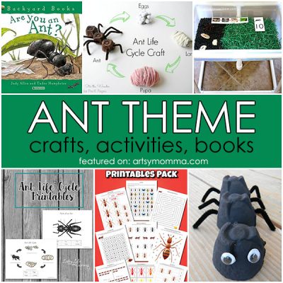 Ant Theme: Books Featuring Ants + Crafts and Activities - Artsy Momma