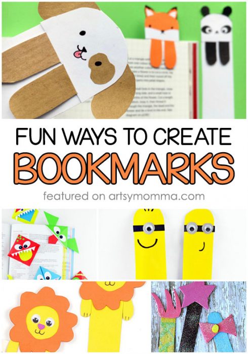 Do It Yourself Bookmarks for Crafty Kids - Artsy Momma