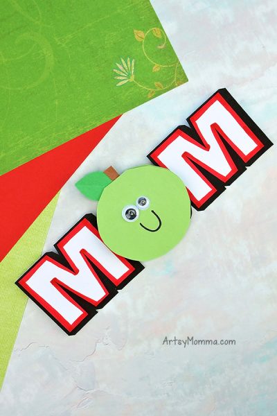 Printable MOM Mother's Day Cards with Cute Apple Sayings