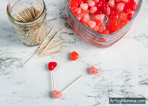STEM Challenge: Design Made Using Toothpicks and Jellybeans